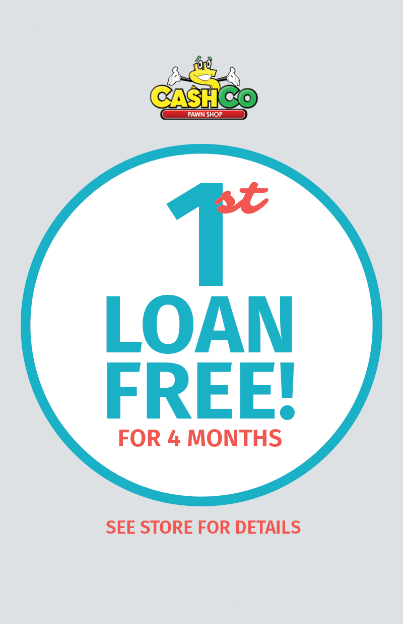 1st loan free image – CashCo Pawn Shop | San Diego